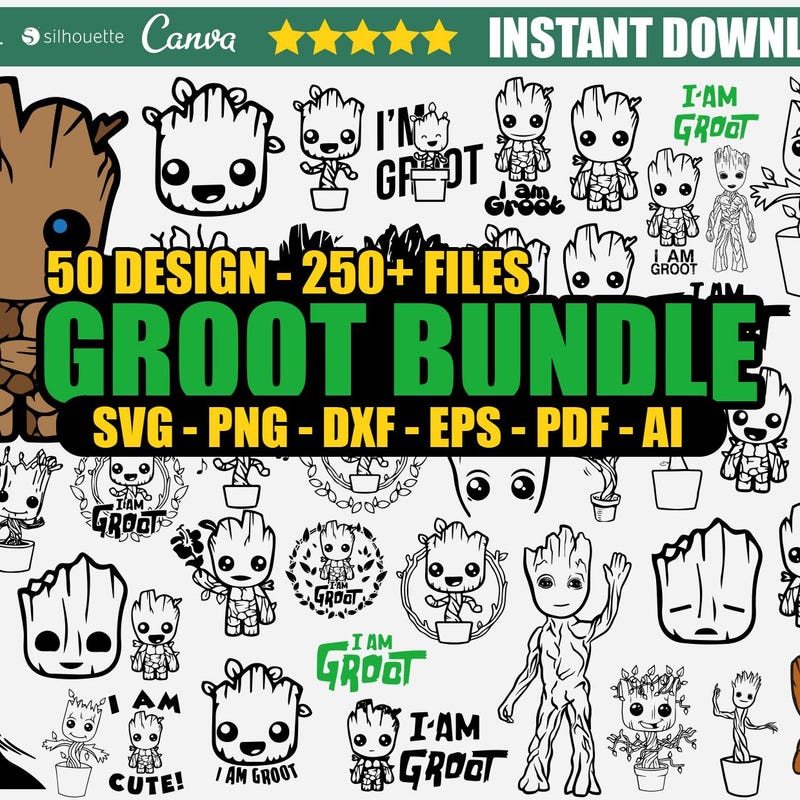Groot Svg - Etsy