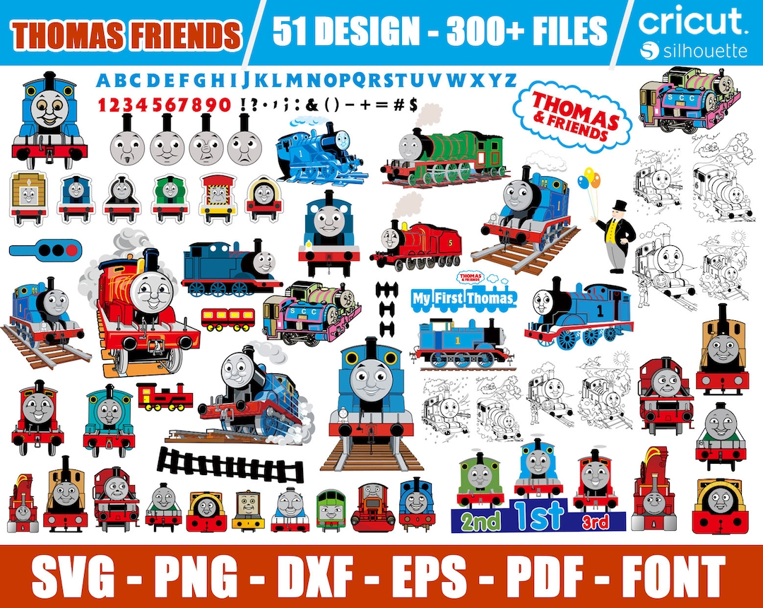 Thomas the Train Svg, Thomas and Friends Svg Train Svg for Cricut ...