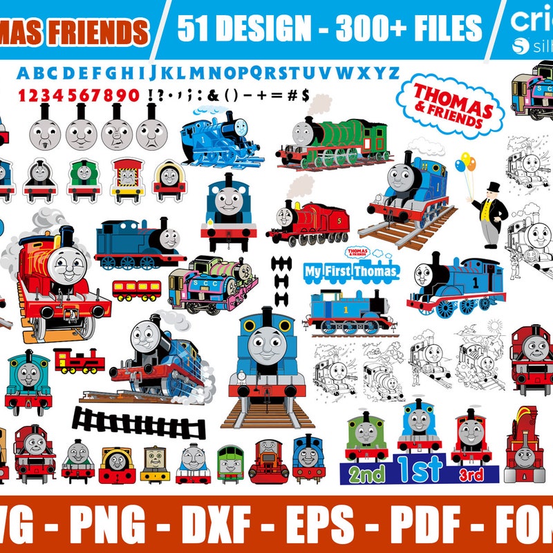 Thomas the Train Svg - Etsy