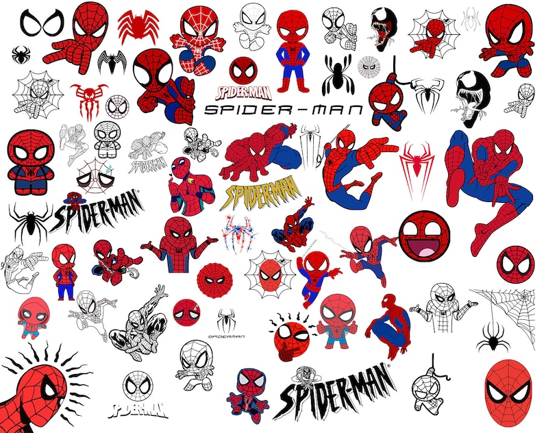 Spiderman Svg Bundle, Baby Spidey Svg, Font, Svg for Cricut, Birthday ...