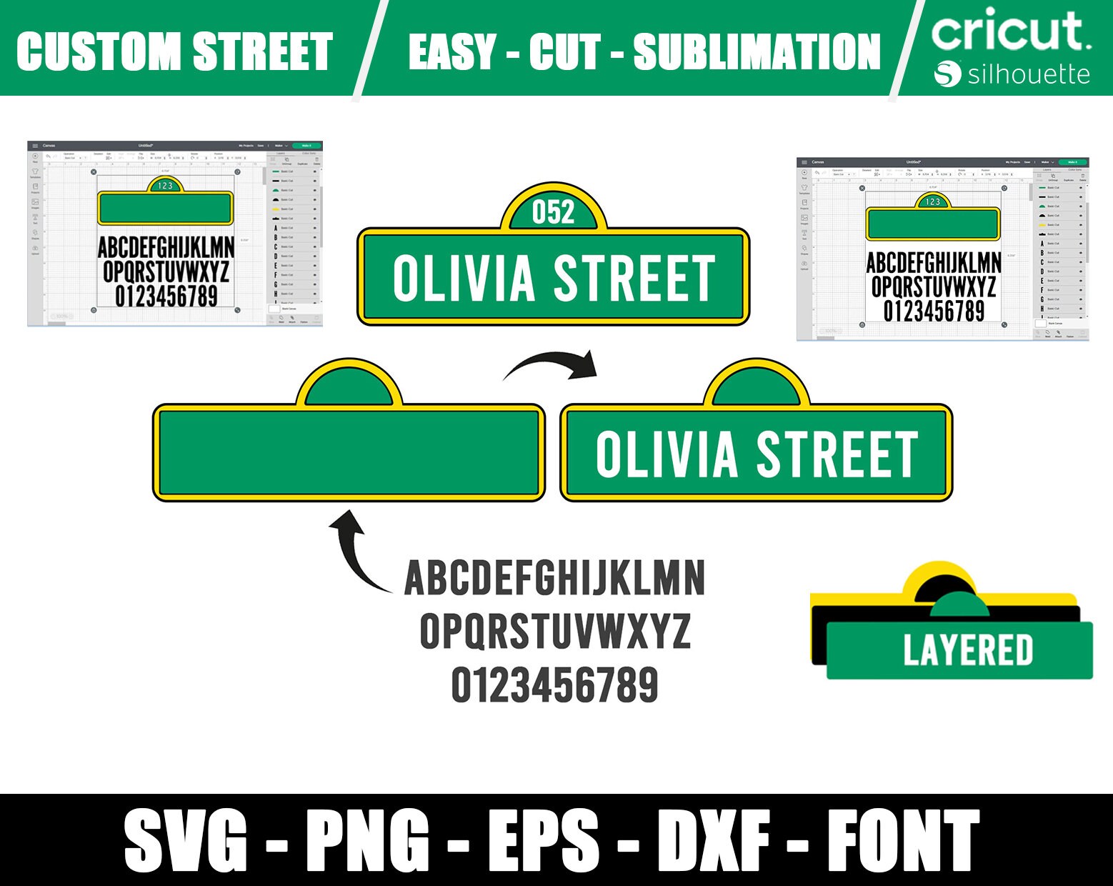 Street Sign SVG, Custom Street Sign, Street Sign Personalized, Street ...