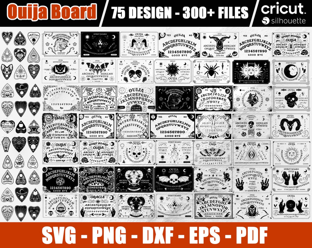 70+ Ouija Board Svg, Spirit Board Svg Cut Files, Quiji Svg, Ouija Board ...