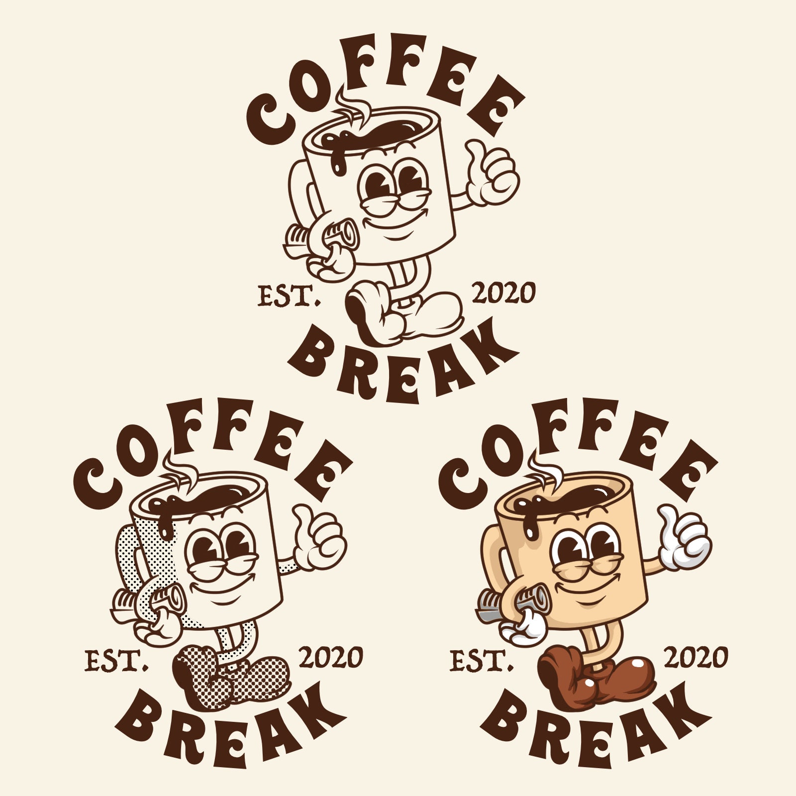 Retro Cartoon Logo Design Custom Logo Design Cartoon Logo Mascot ...