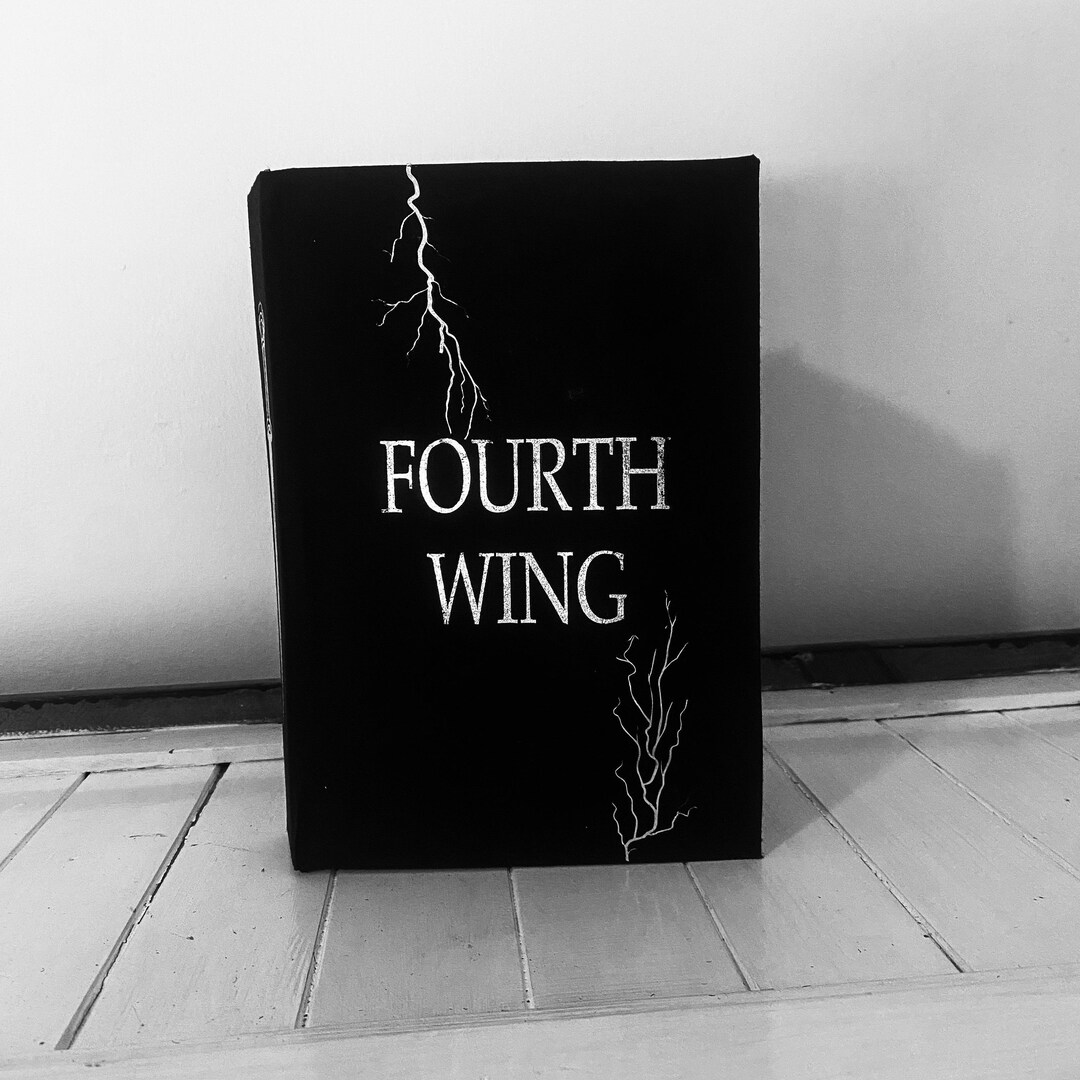 Fourth Wing Handmade Custom Bound Hardback With Sprayed Edge - Etsy