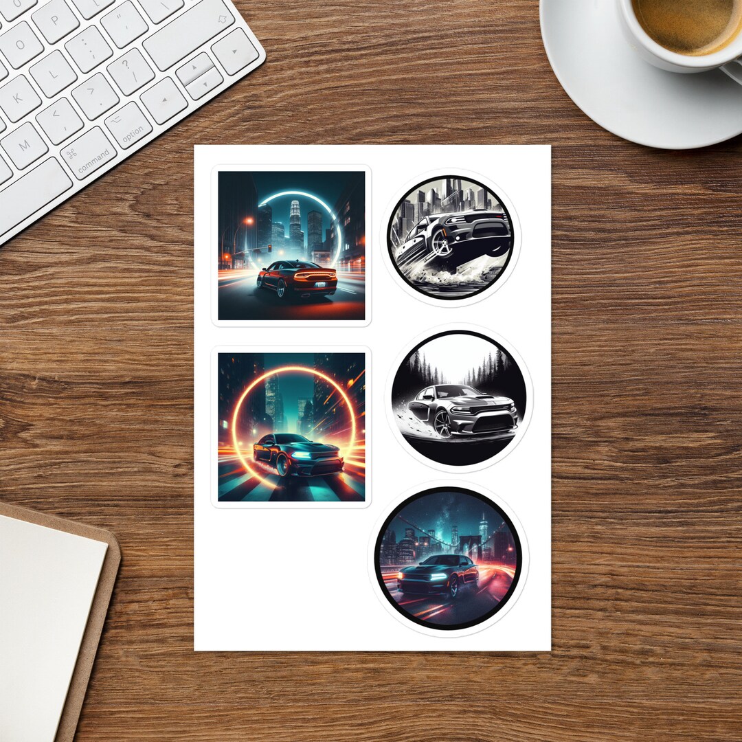 Dodge Charger Mopar Sticker Sheet - Etsy