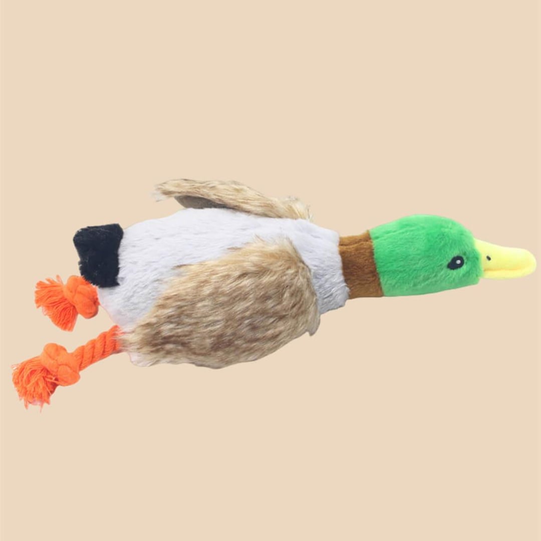 Pet Toy Plush Vocal Duck Has Barking Dog Toy Simulation Duck Pet ...