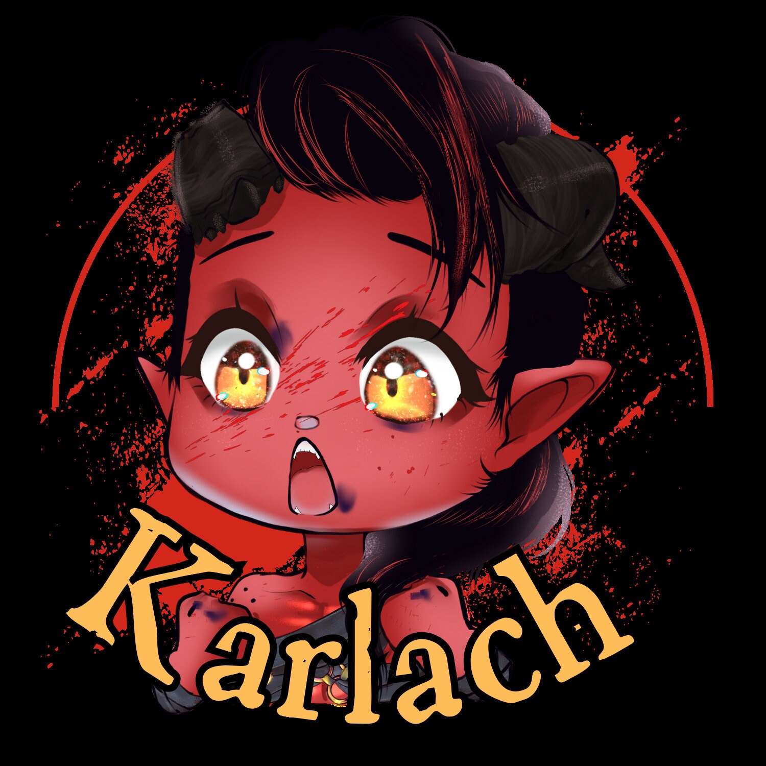Karlach Sticker - Etsy