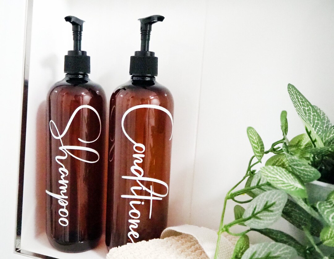 Custom Shampoo/conditioner Bottle Labels - Etsy