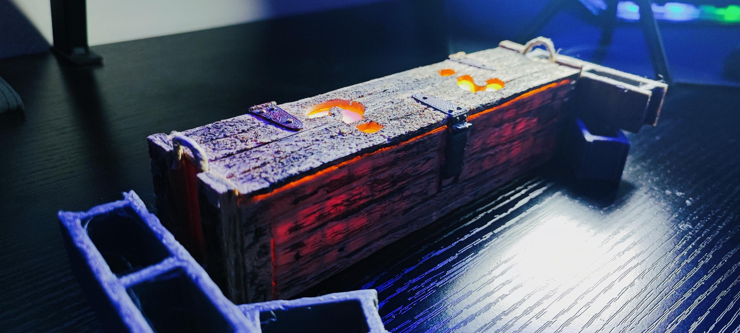 Zombie Mystery Box Lightbox | Call of Duty Zombies | Lamp | Gaming Room ...