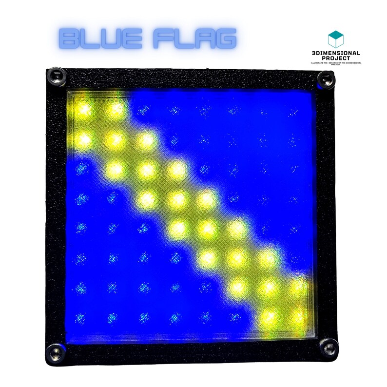 Sim Racing Flag Spotter REAL LED Iflag Simhub / Flag Indicator F1 ...