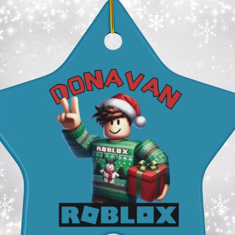 Roblox Christmas Ornament - Etsy