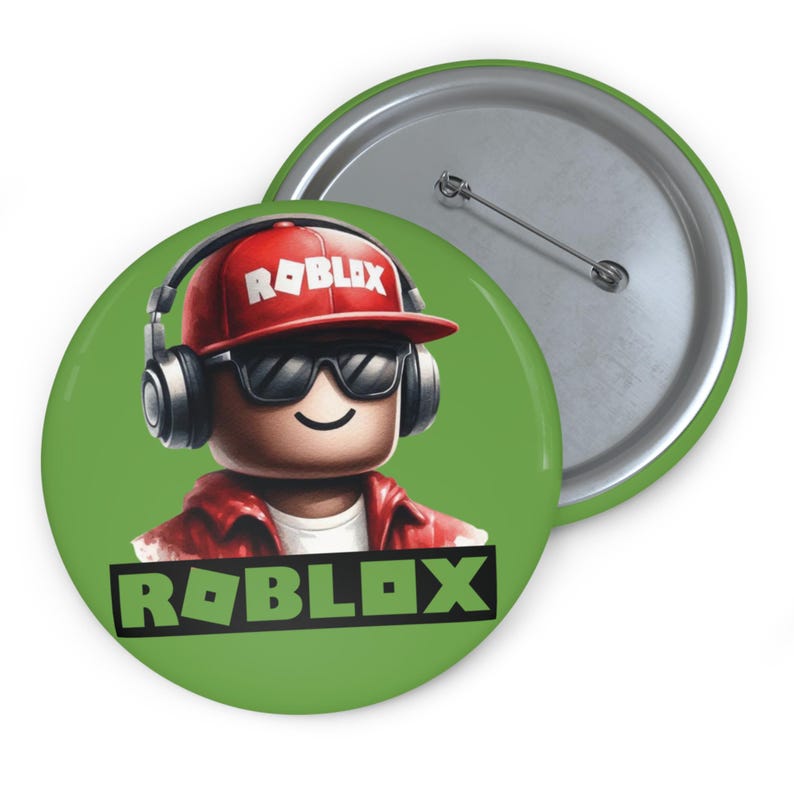 Roblox Button Pin, Roblox Character Pin, Roblox Birthday Gift, Kids ...