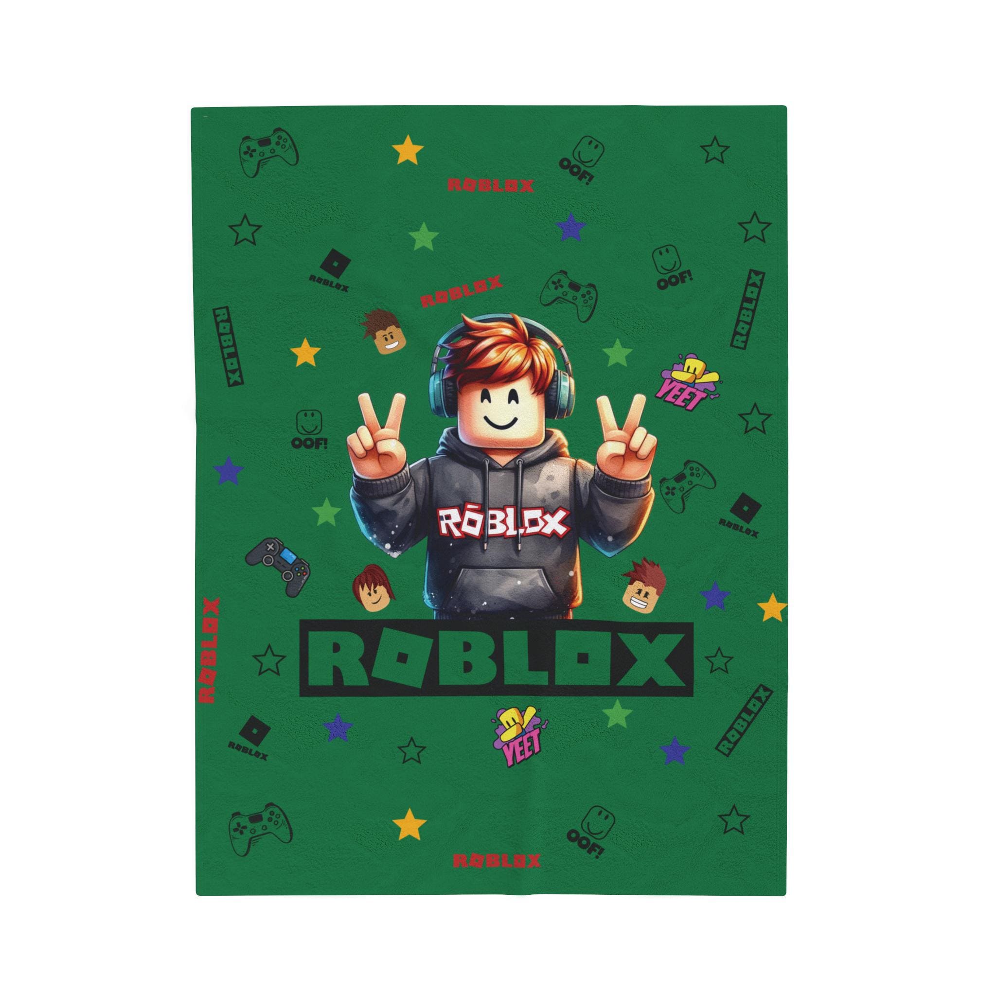 Gamer Roblox Blanket, Roblox Birthday Gift, Roblox, Gift for Boy ...