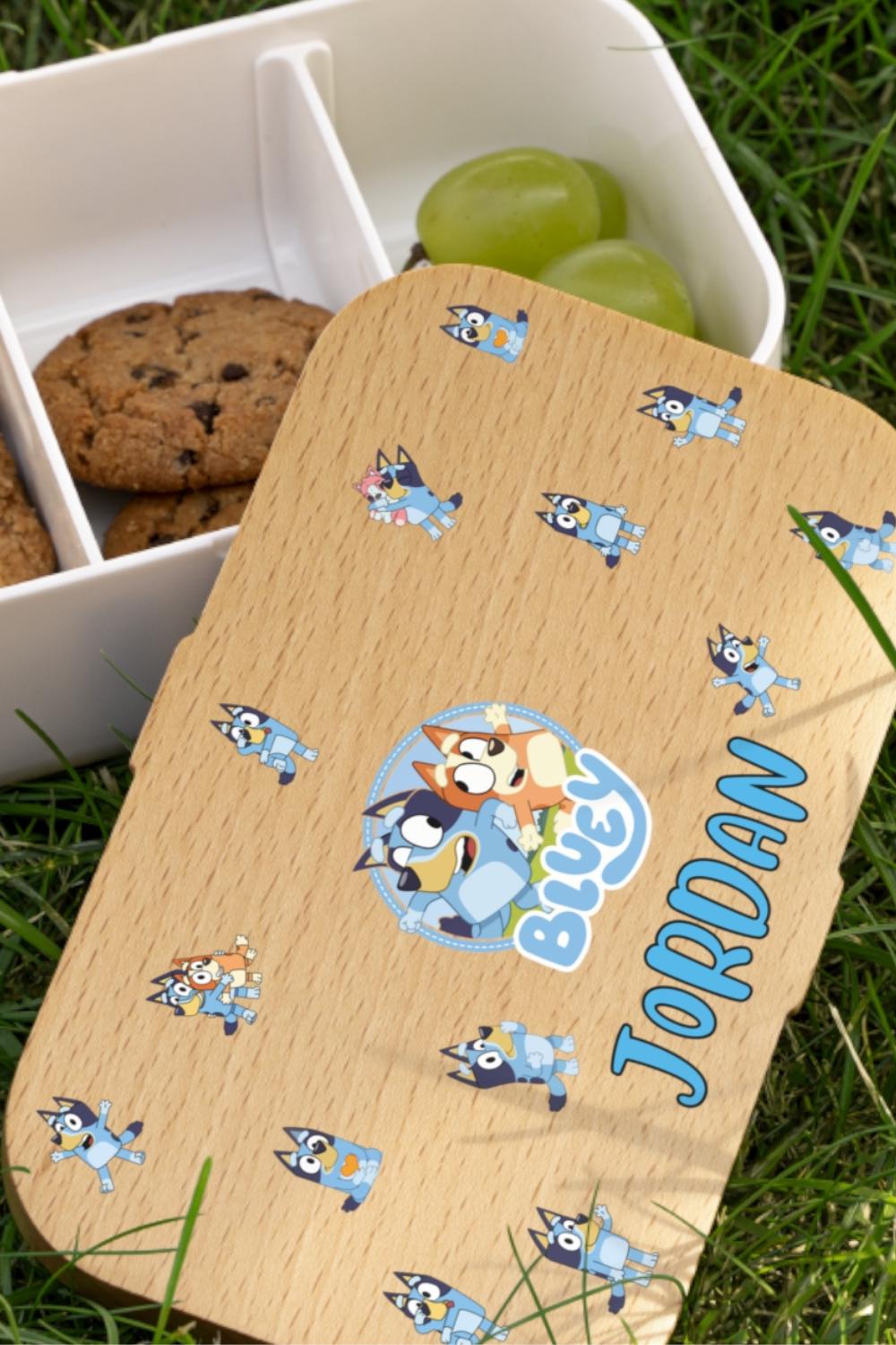 Custom Bluey Bento Lunch Box, Kids Lunchbox, Bluey, Bluey Birthday Gift ...