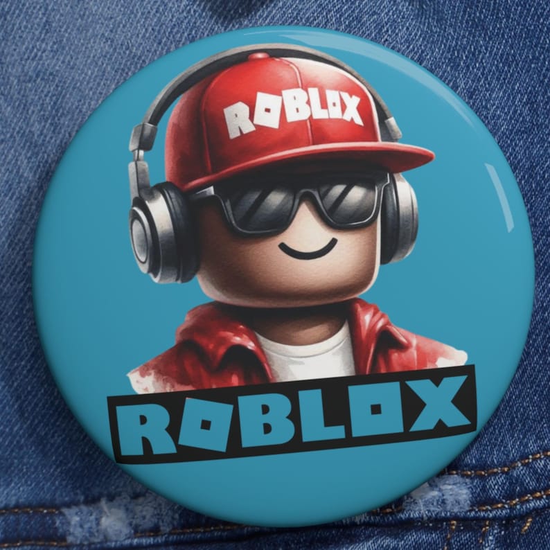 Roblox Button Pin, Roblox Character Pin, Roblox Birthday Gift, Kids ...