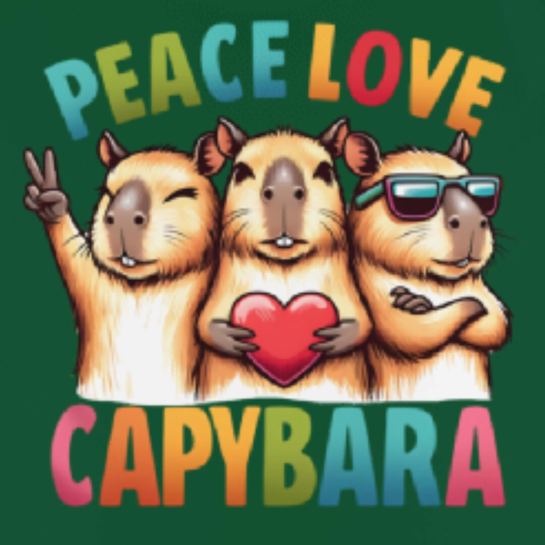 CAPYBARA Swimsuit, Capybara Gifts, Kids Swimwear, Gift for Teens, Gift ...