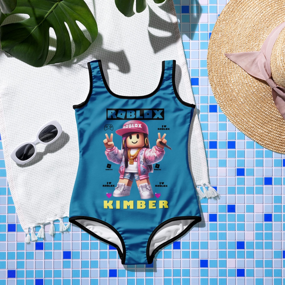 Roblox Swimwear, Roblox "queens" Personalized Youth Swimsuit, Roblox ...