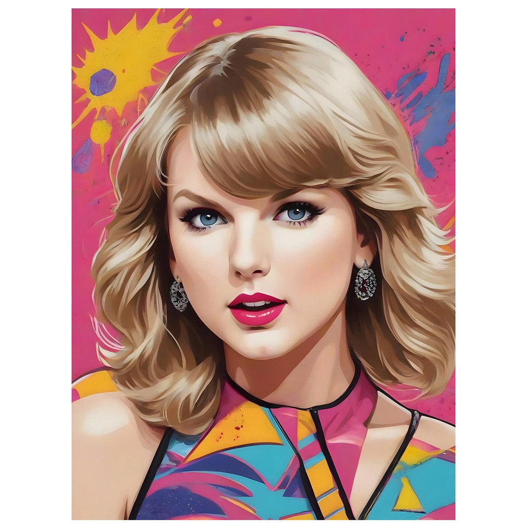 Taylor Swift Pop Art Digital Art Downloadable Art - Etsy Taylor Swift Pop Art Digital Art Downloadable Art - Etsy