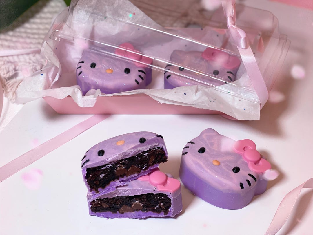 Kawaii Candy Coated Brownie Cakesicles | Anime Chocolate Treats | Hello ...