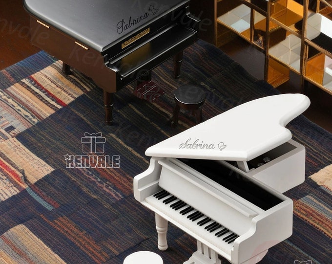 Personalised Wooden Light-up Music Box - Christmas Decor - LED Music ...