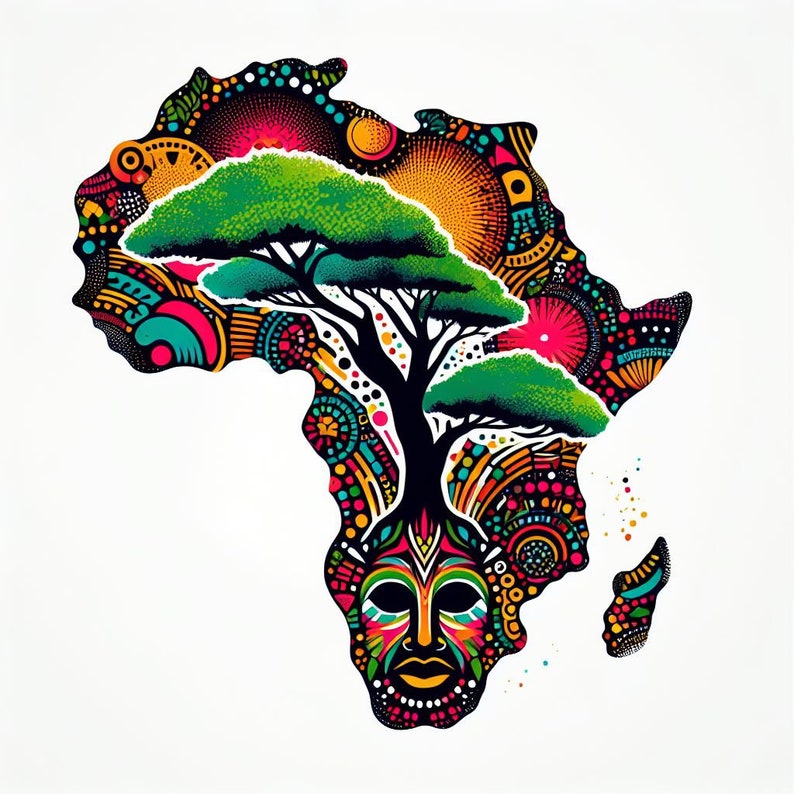 Bundle African Map Africa Map, Lots of Design, 161 Quality Images for ...