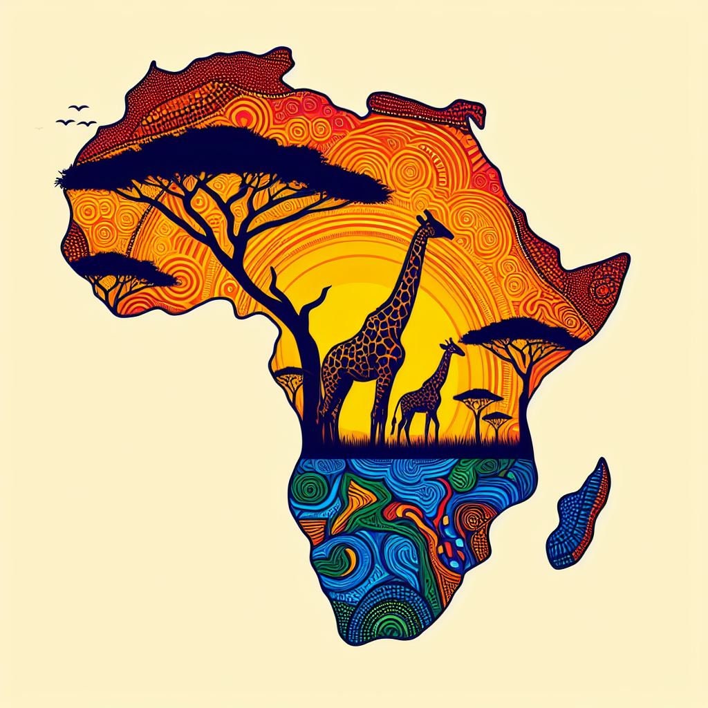 Bundle African Map Africa Map, Lots of Design, 161 Quality Images for ...