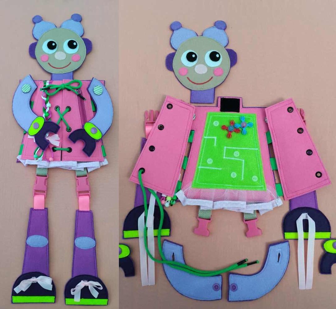 Busy Robot 2-5 Year Old, Activity Toy for Boys and Girls - Etsy