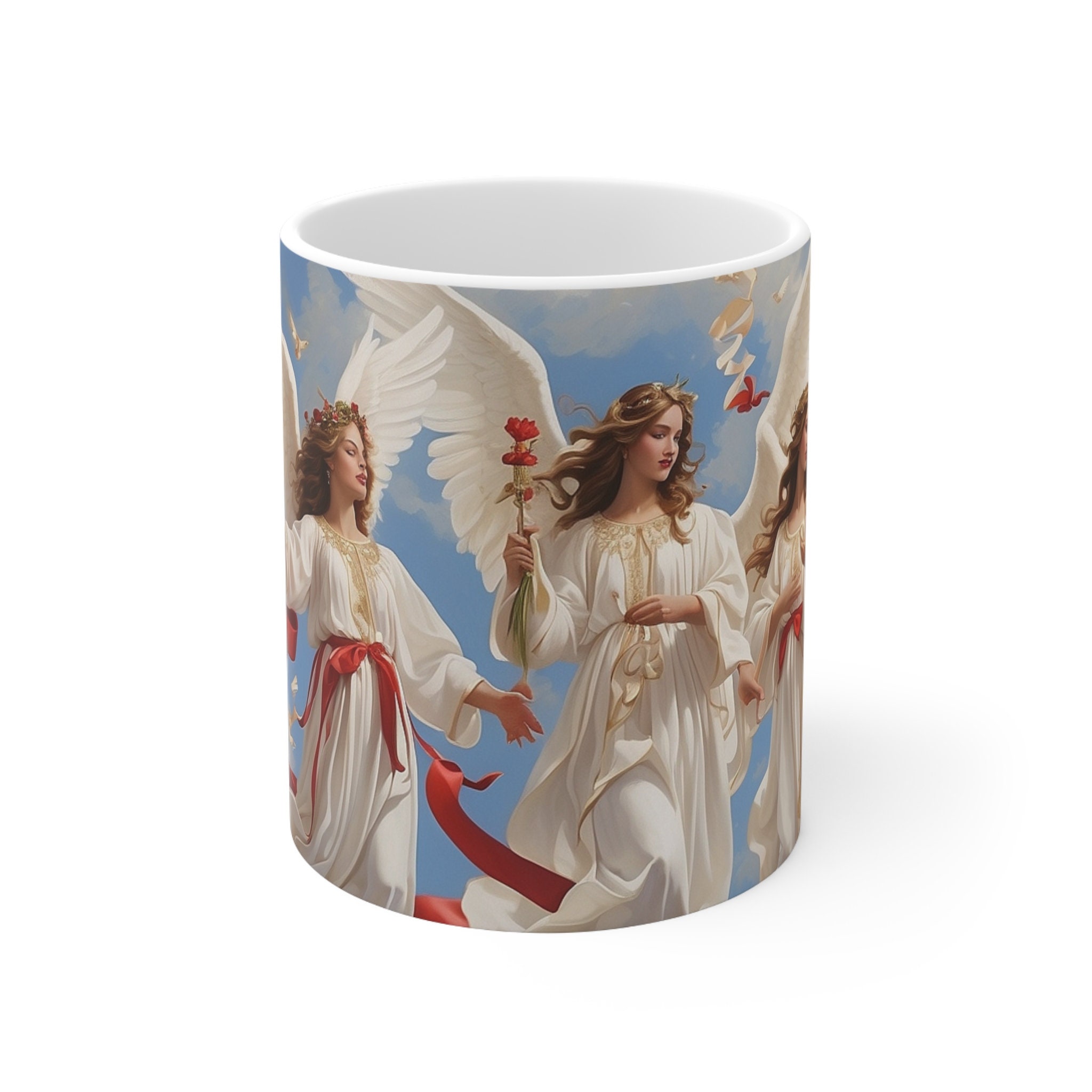 Three Angels, Female Angels, A Vision of Angels, Angels and Red Ribbons ...