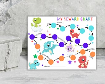 Unicorn Reward Chart, Toddler Reward Chart, Reward Chart Printable ...