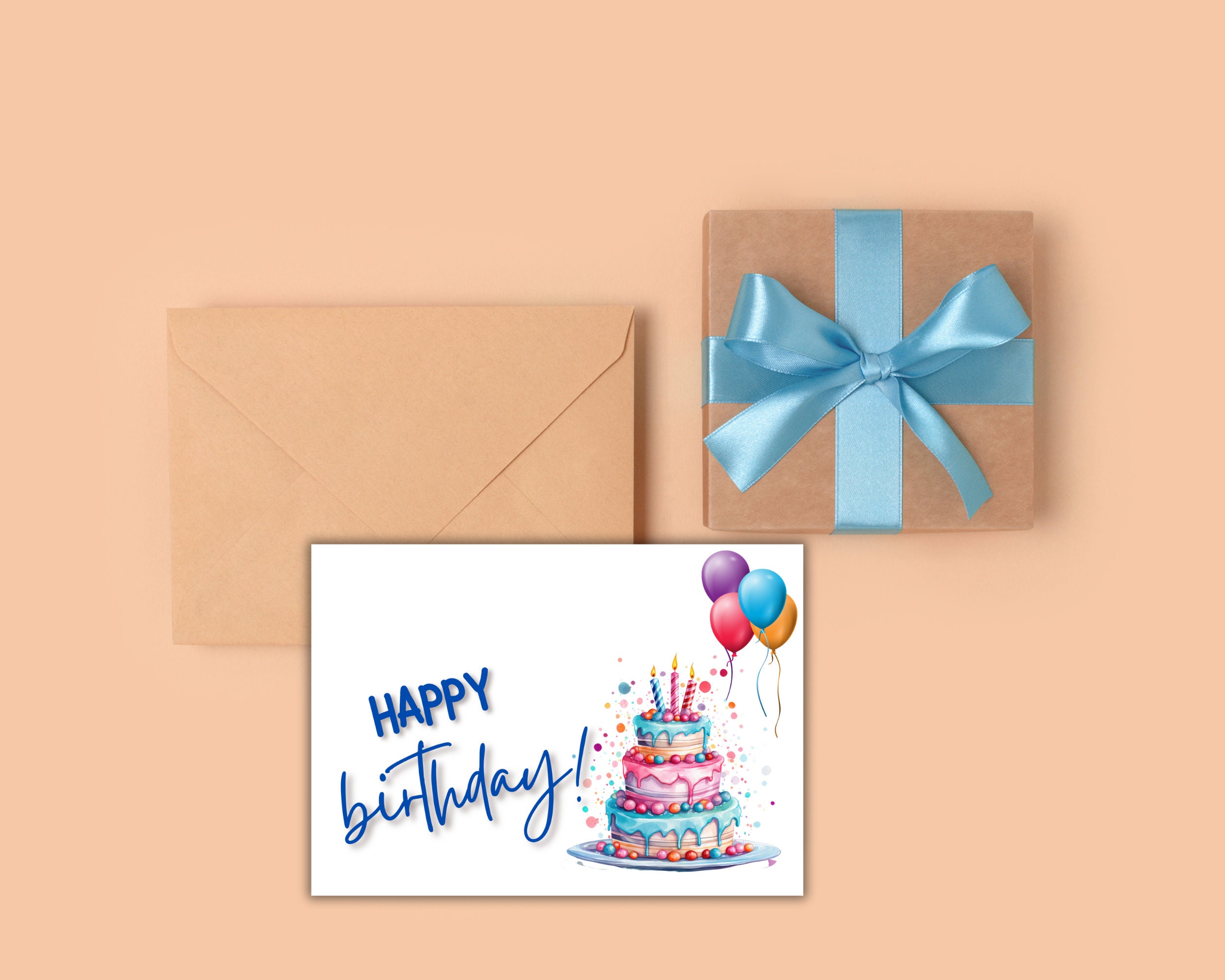 Birthday Card (instant Download) - Etsy