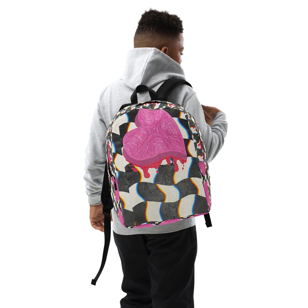 Heart Backpack - Etsy