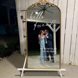 Wedding Mirror Decal Set - Etsy Canada
