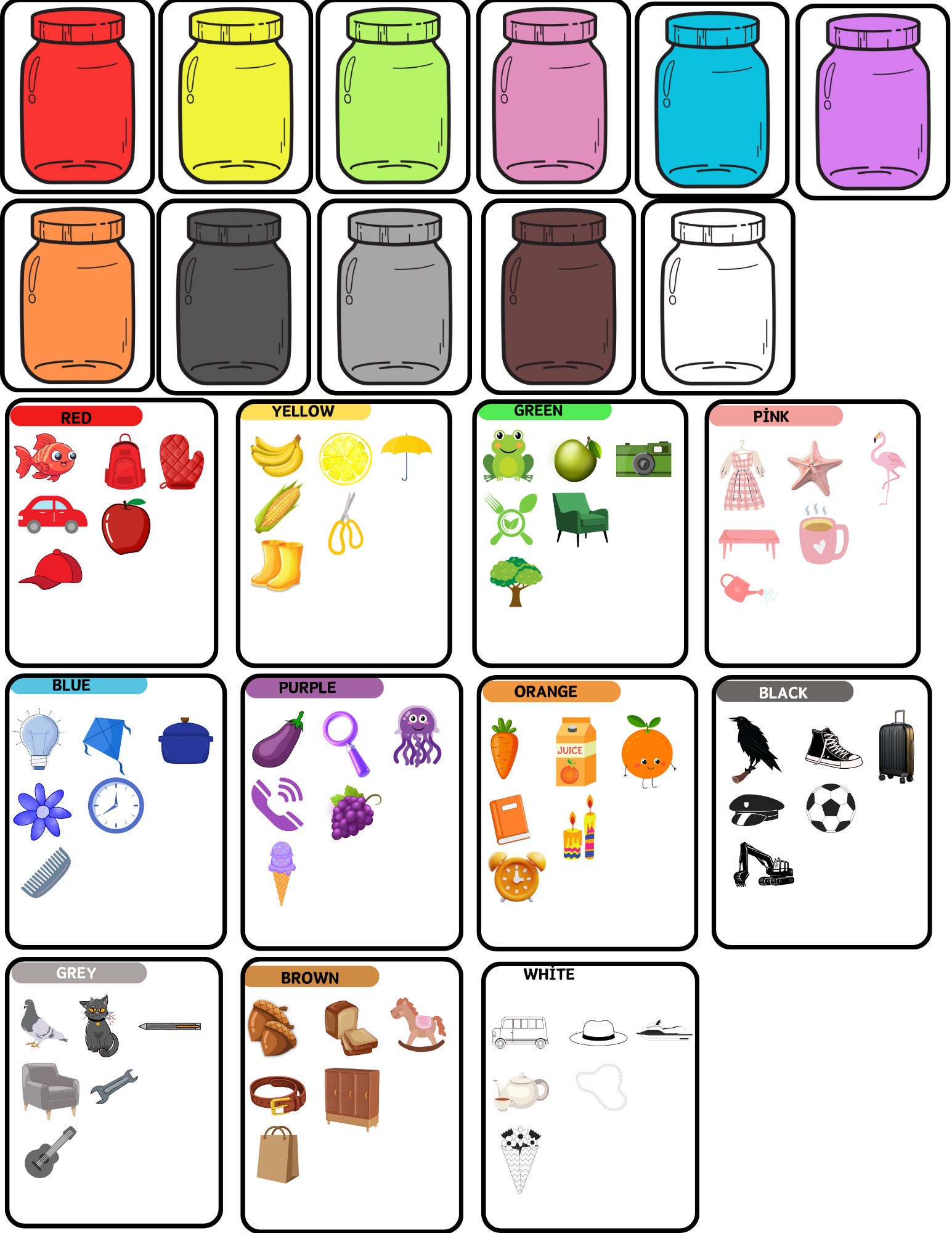 Color Sorting Color Sorting Preschool Color Activity Preschool ...