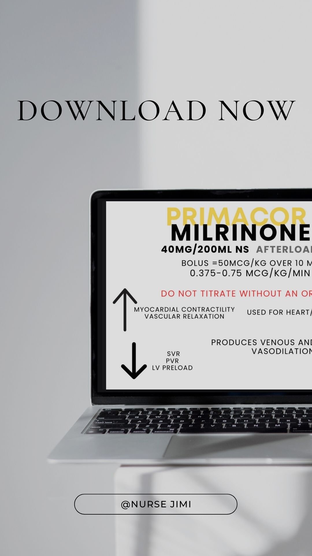 ICU Drips for Beginner Nurses - Etsy