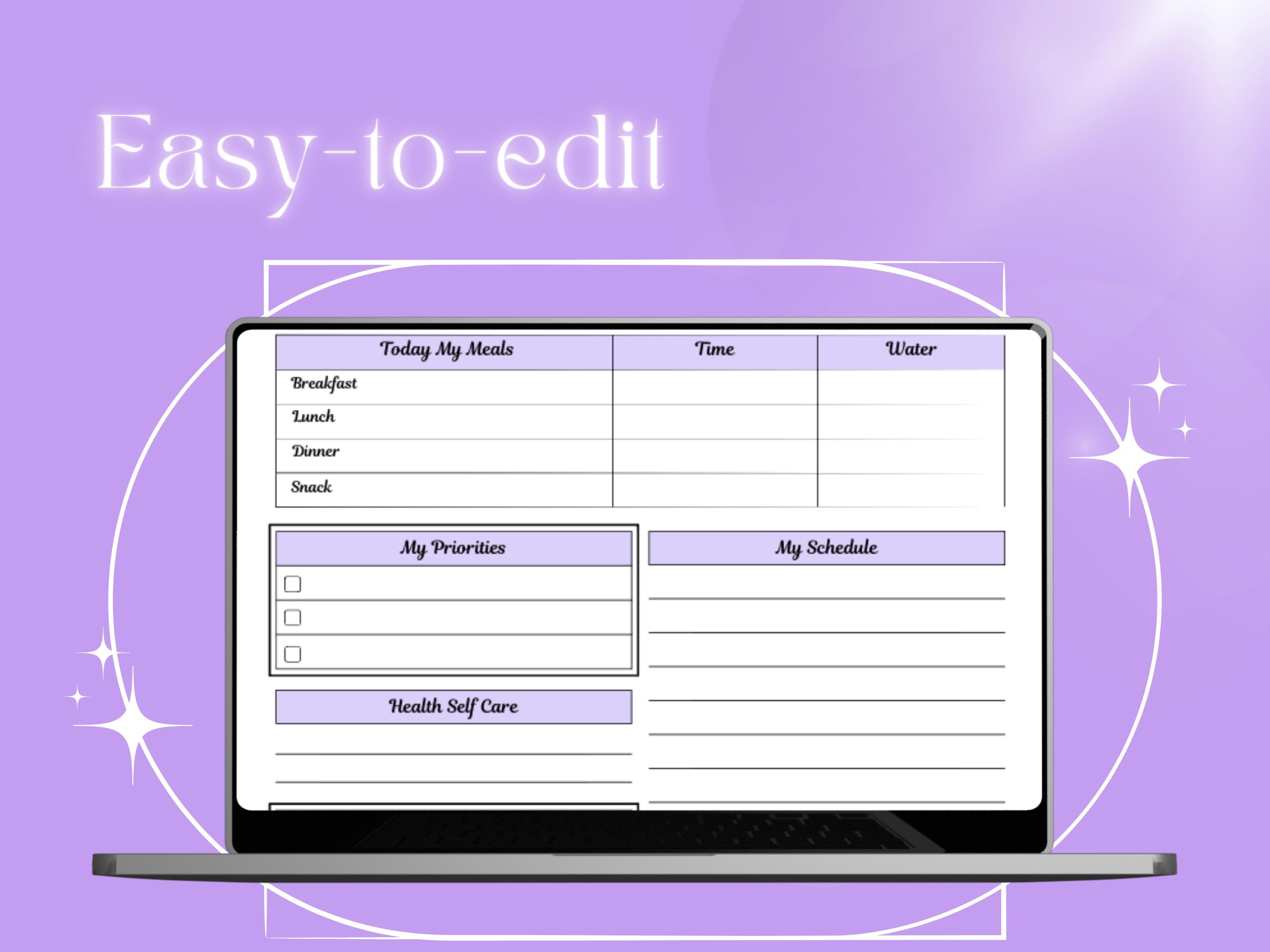 That Girl Planner, Template, Canva Template, Digital Download, That ...