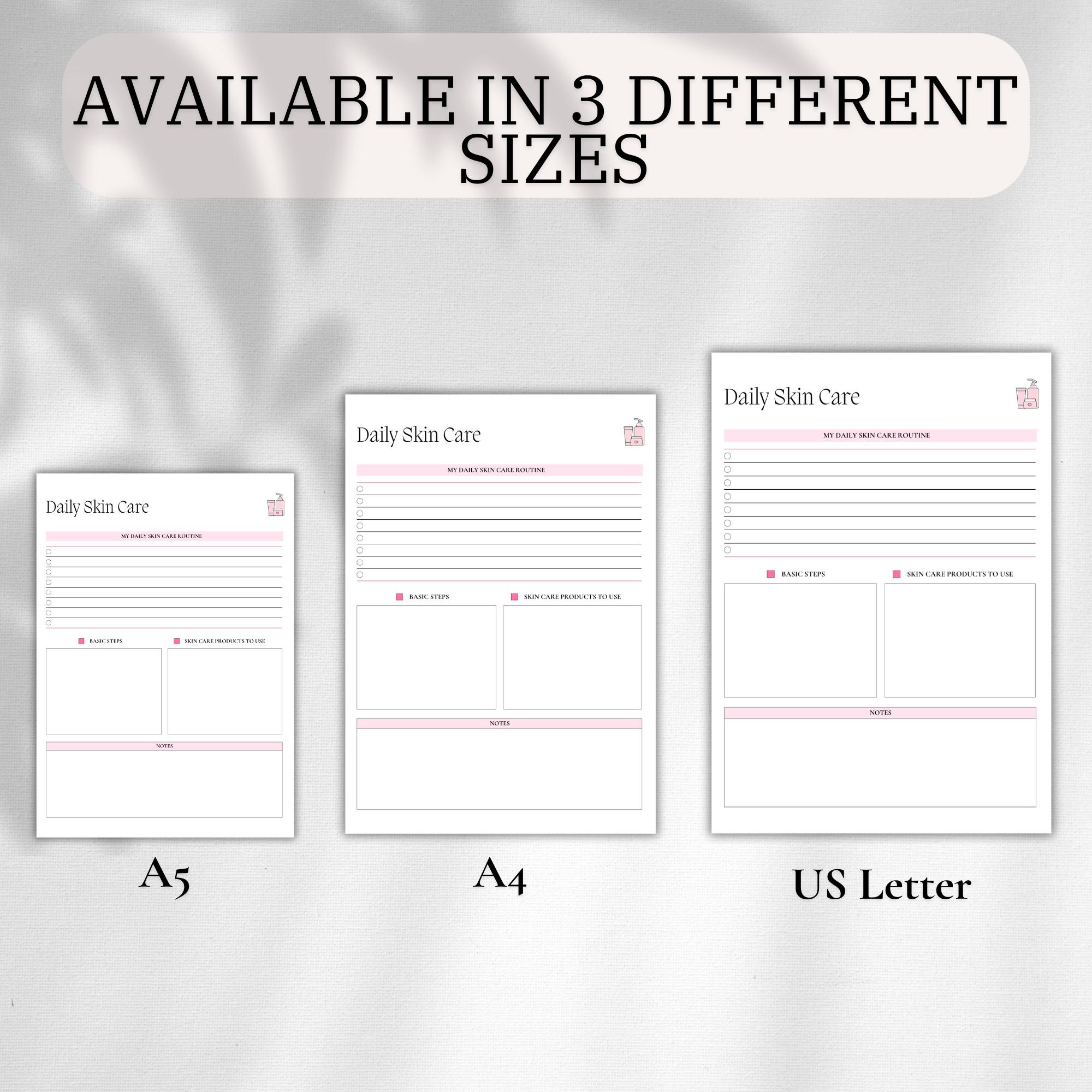 Ultimate Beauty & Skincare Digital Planner, Editable Canva Template ...
