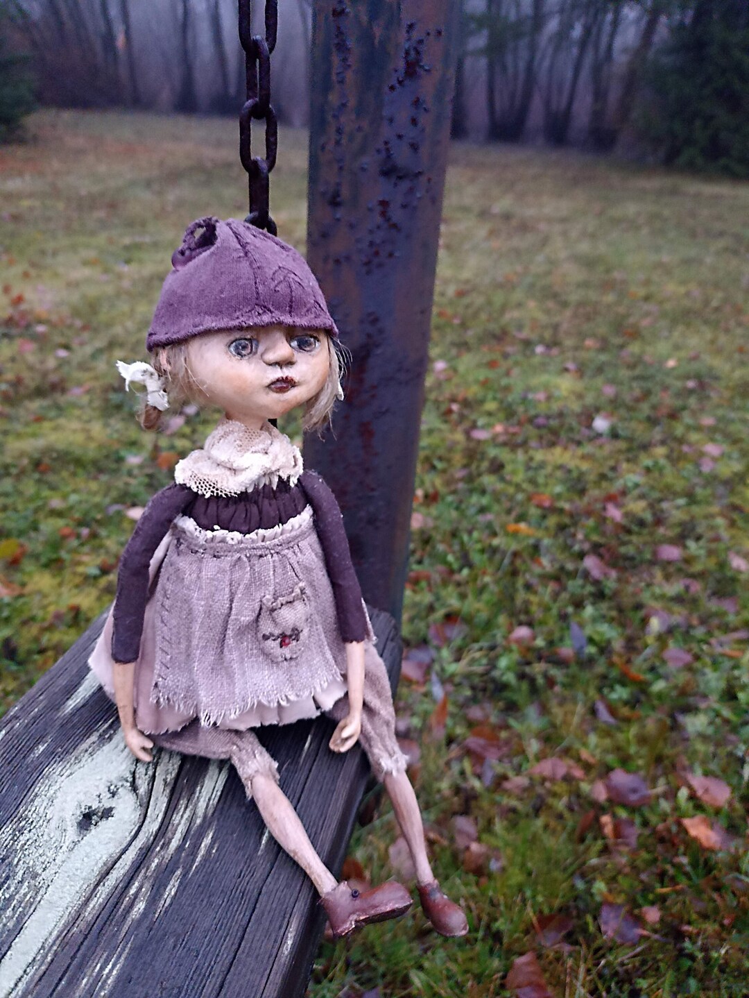 Handmade Vintage-style Doll, Interior Doll, Retro-style Doll. - Etsy