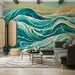 Ocean Sea Wave Wallpaper Wall Decor Home Renovation Wall Art Peel and ...