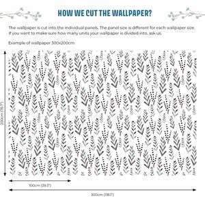 Watercolor Leaves White Botanical Wallpaper | Wall Decor | Home ...