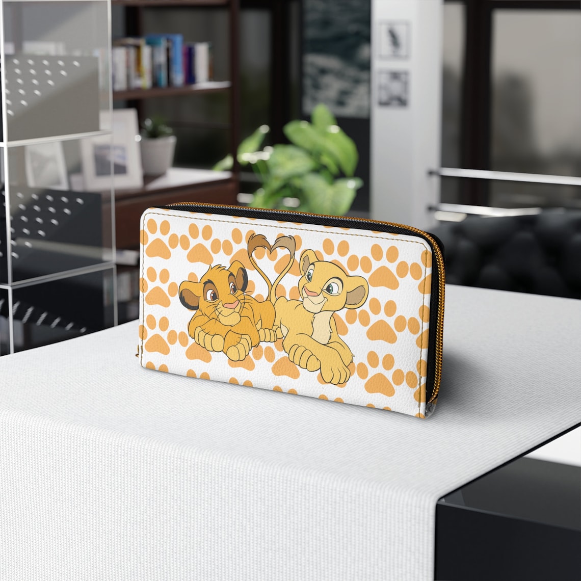 Lion King Paw Print Simba Nala Cute Zipper Wallet - Etsy