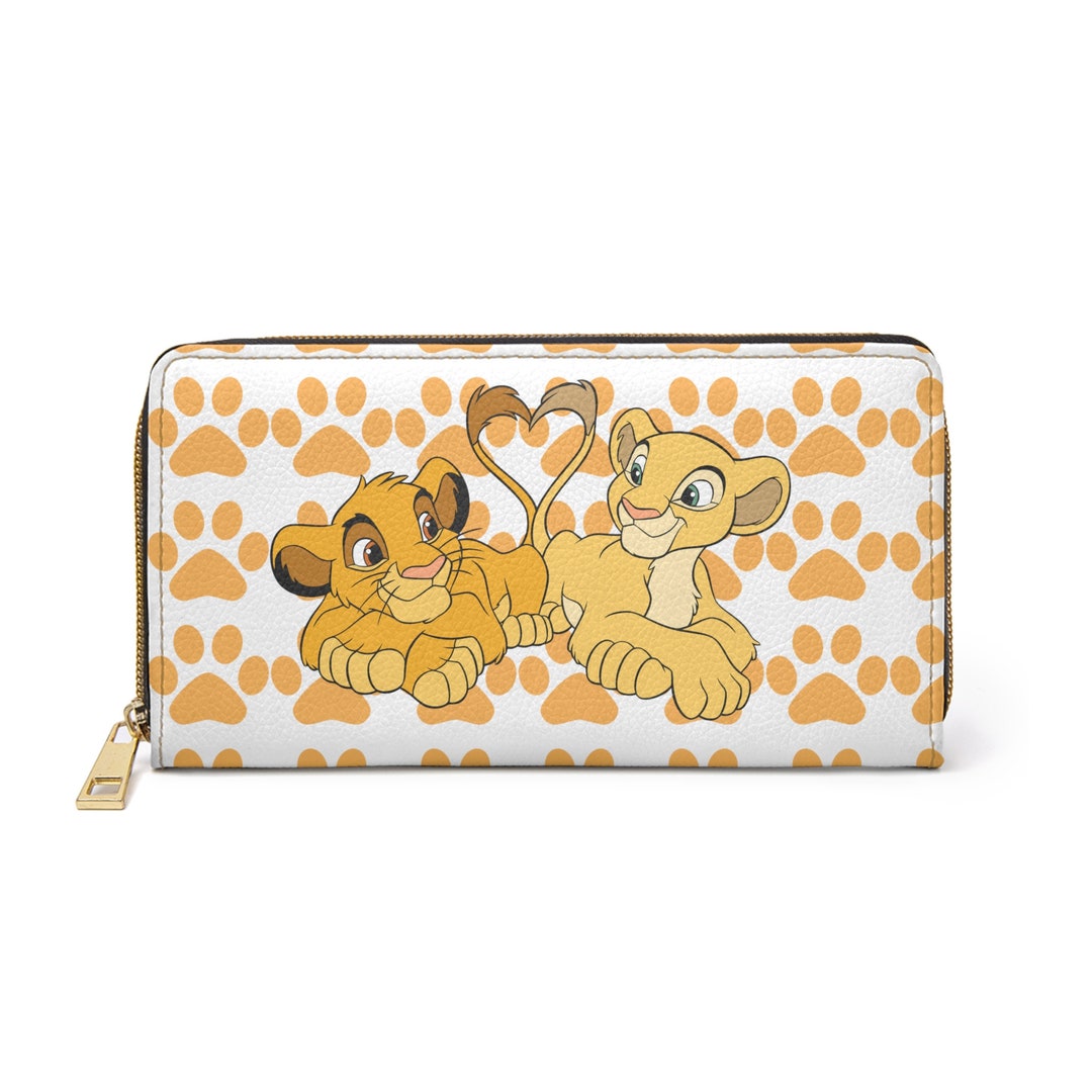 Lion King Paw Print Simba Nala Cute Zipper Wallet - Etsy