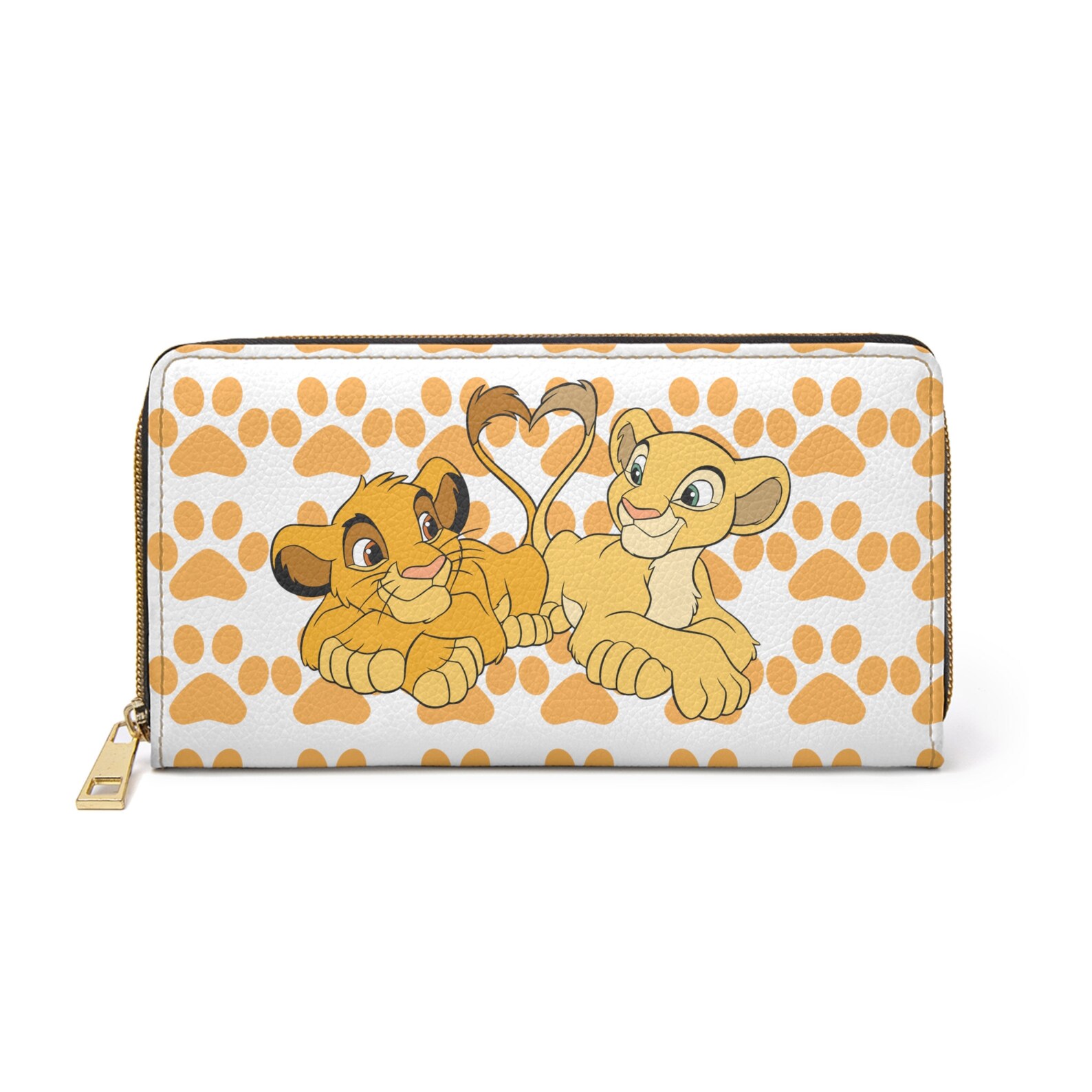Lion King Paw Print Simba Nala Cute Zipper Wallet - Etsy