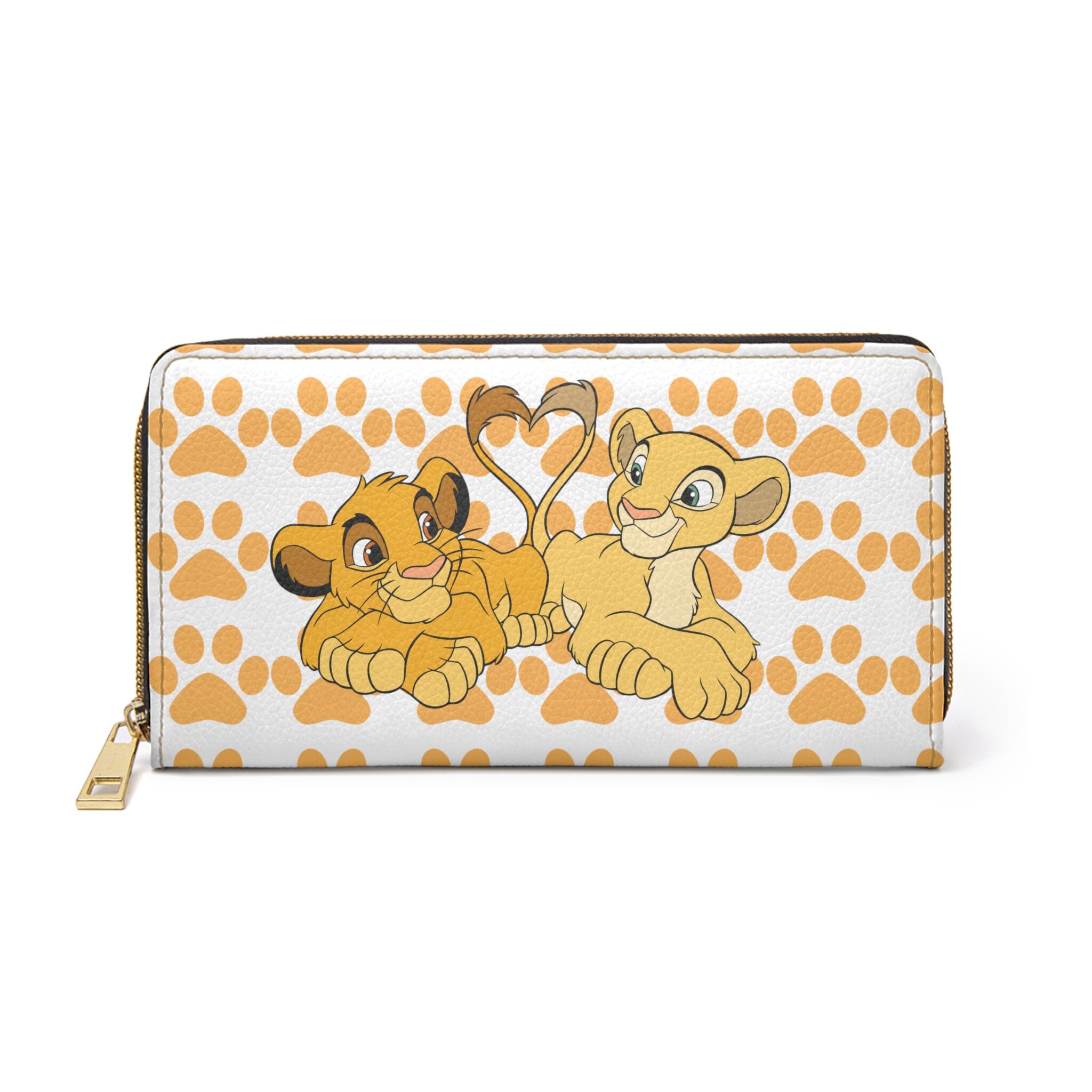 Lion King Paw Print Simba Nala Cute Zipper Wallet - Etsy