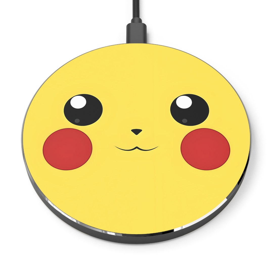 Full Face Pikachu Pokemon Wireless Charger - Etsy