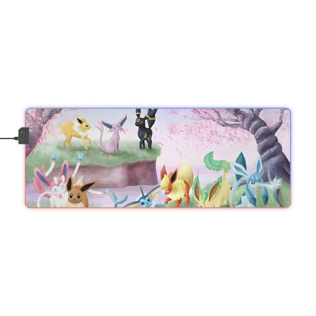 Cute Scene Eevee LED Gaming Mouse Pad - Etsy
