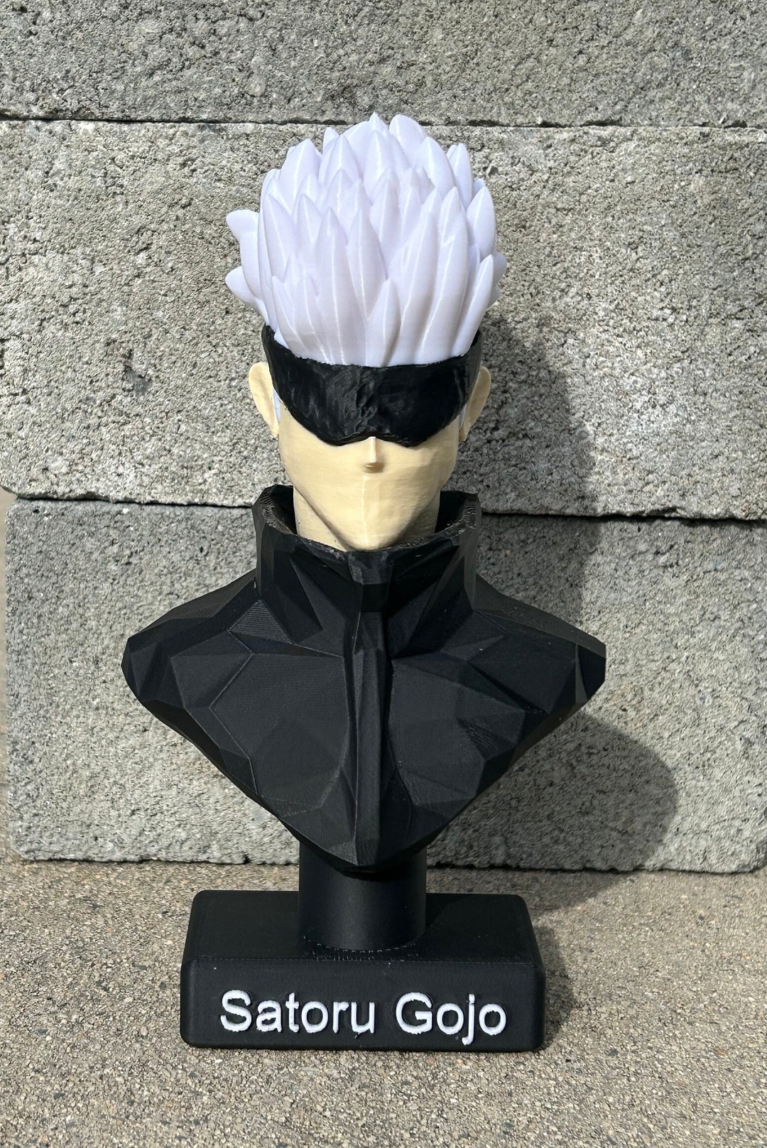 Jujutsu Kaisen Satoru Gojo 3D Printed Bust Statue - Etsy