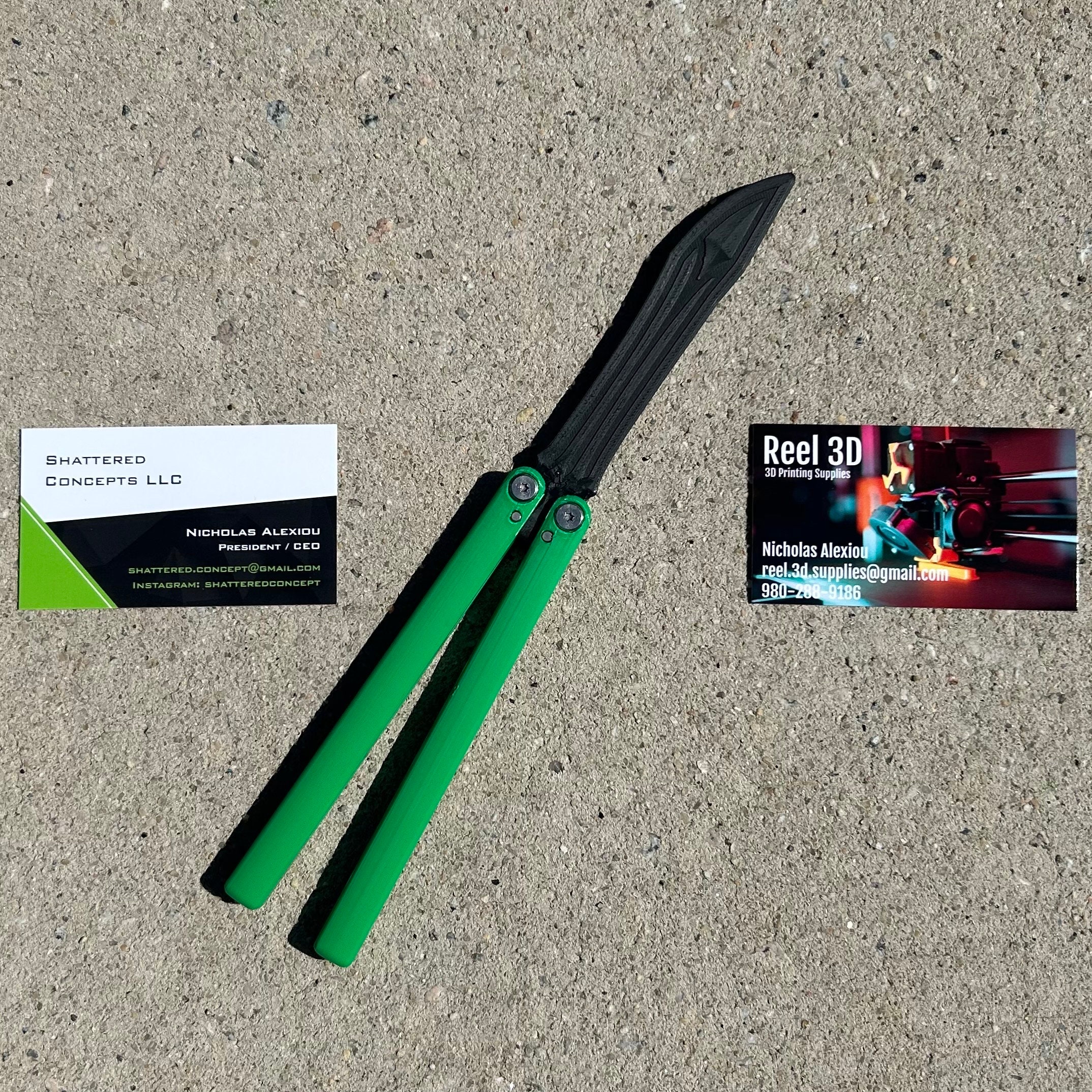 Balisong Trainer 3D Printed Fidget Toy - Etsy