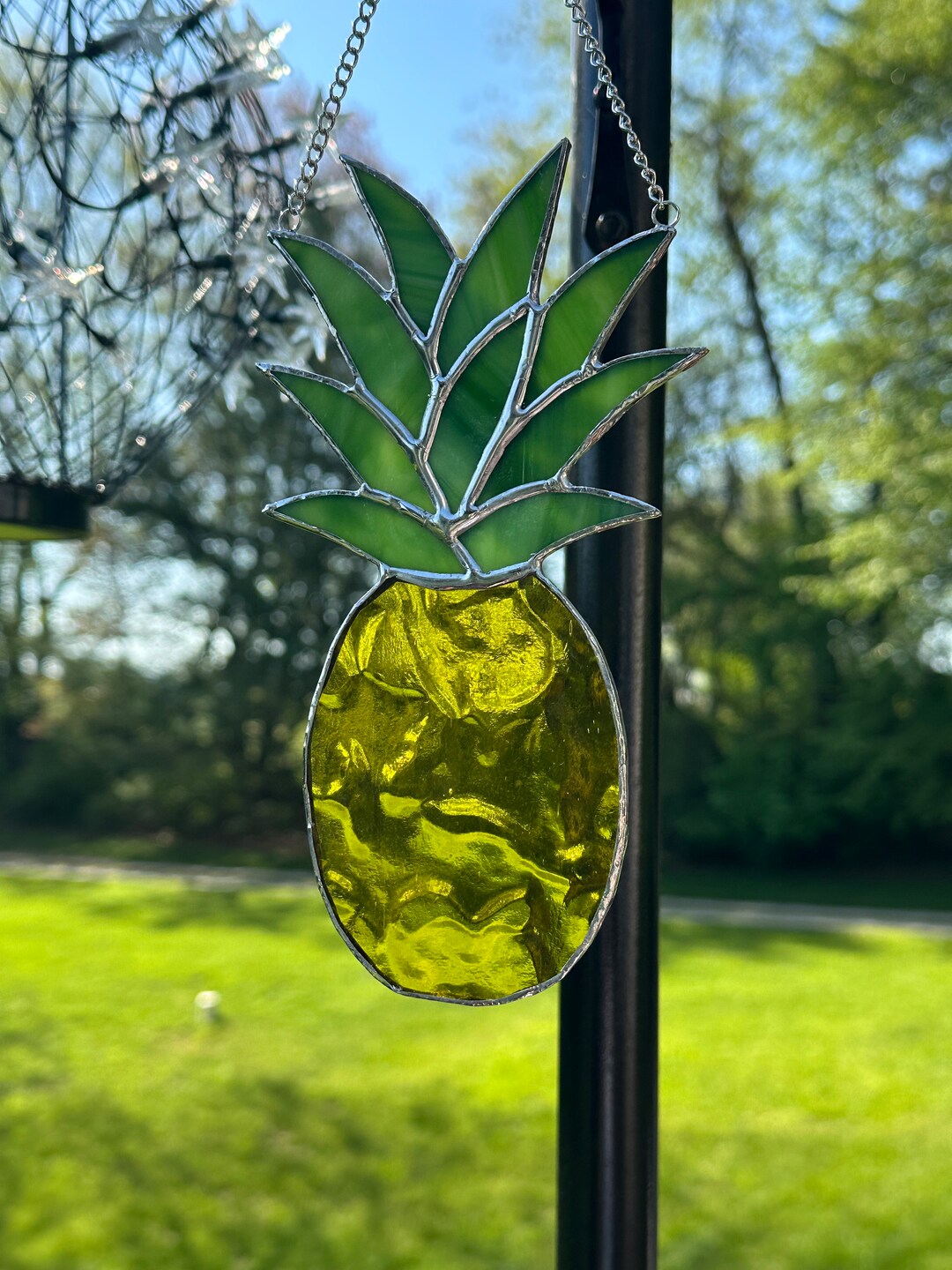 Stained Glass Pineapple - Etsy
