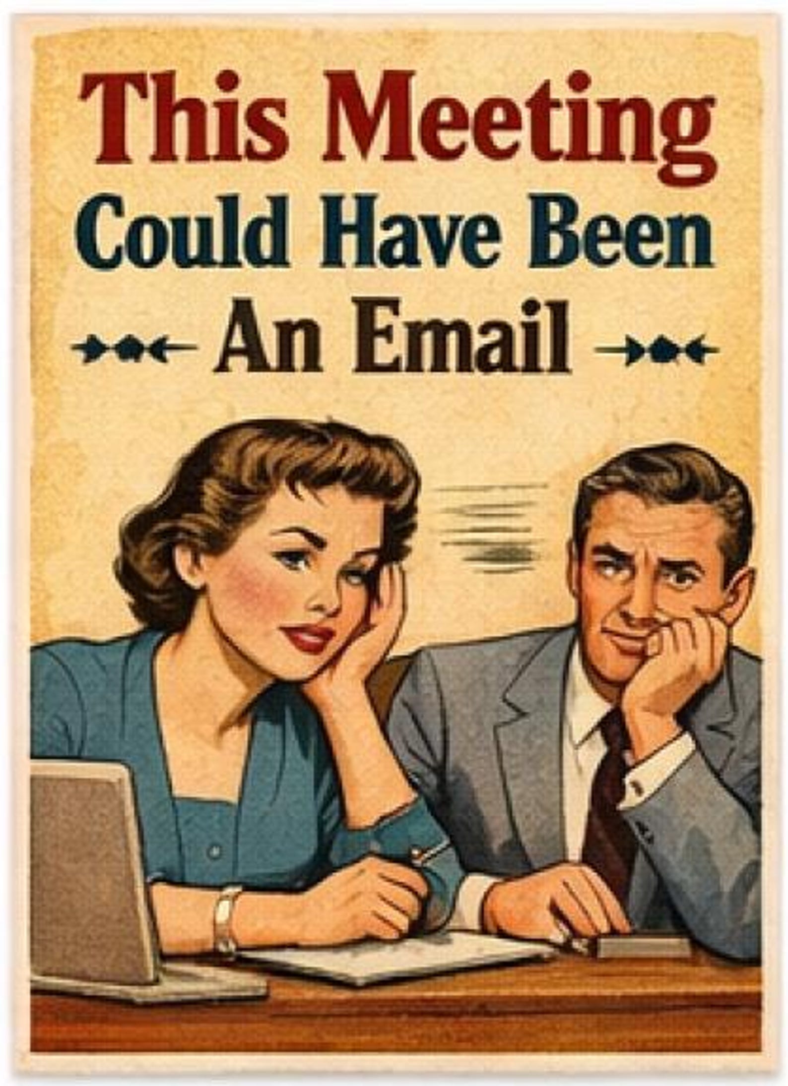 Vintage Office Memes Collage - Etsy