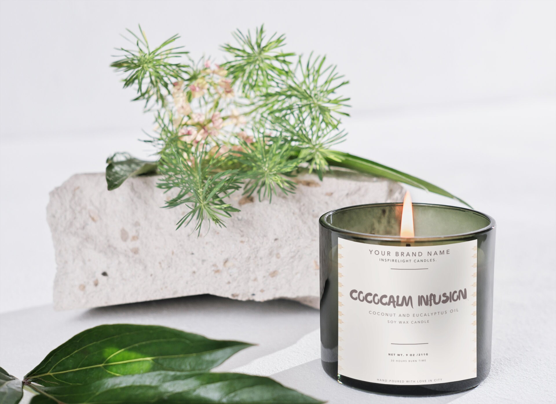 Editable Candle Labels Personalized Candle Label Create Your Own Candle ...